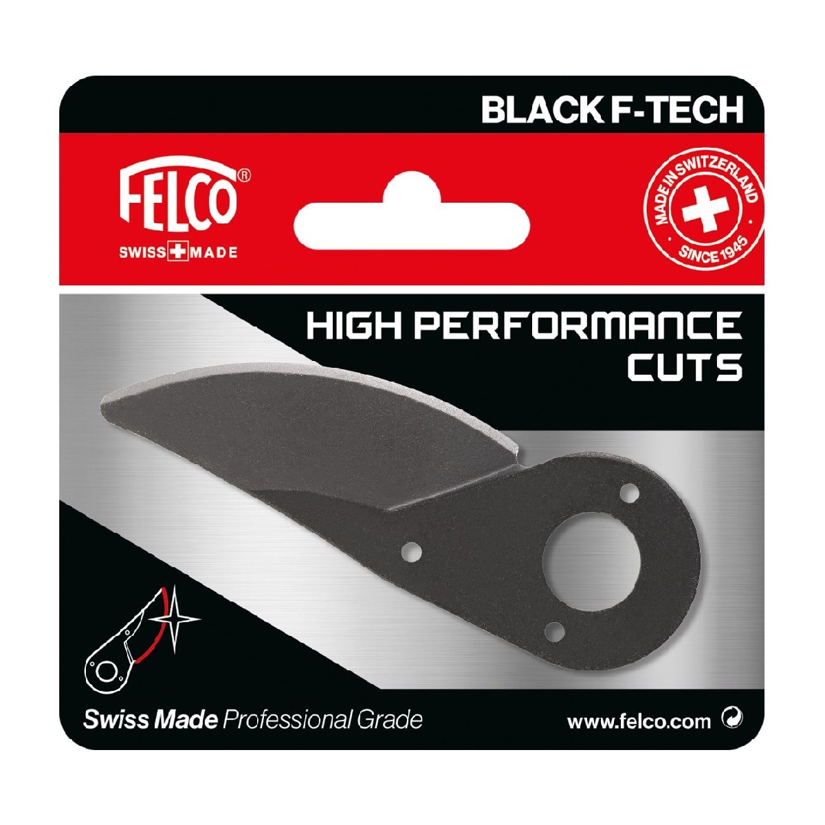 Змінна деталь Felco 7/3 F-Tech (запасне лезо з чорним тефлоновим ...
